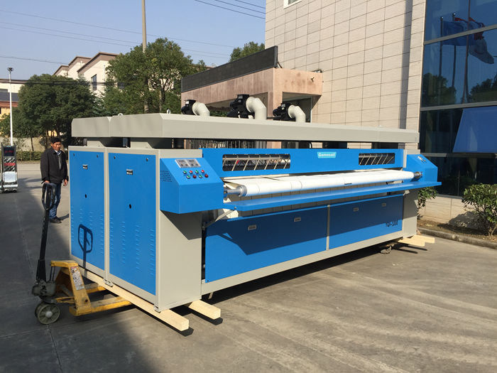 LPG Heated 304 Stainless Steel Roller Bed Sheet 2500mm Double Roller ...